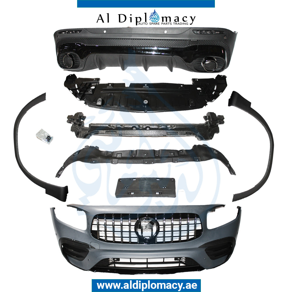 MERCEDES-BENZ X247 FRONT X247 GLB 35 AMG BODY KIT BUMPER, REAR DIFFUSE ...