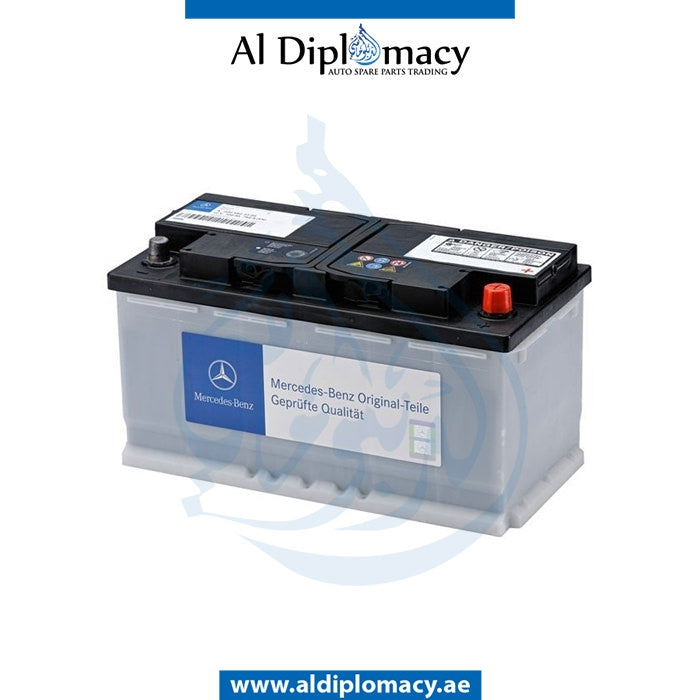 MERCEDES-BENZ W124 STARTER BATTERY 100AH, ORIGINAL MERCEDES, A00098233 ...