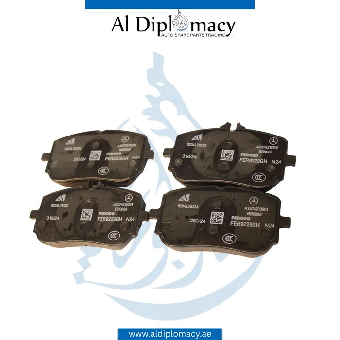 MERCEDES-BENZ CLA CLASS W118 FRONT BRAKE PAD, ORIGINAL MERCEDES, A0004 ...