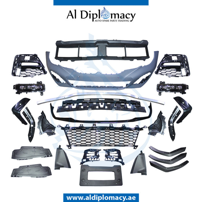 BMW 3 SERIES G20 FRONT BUMPER, WITH SENSOR HOLE, M-PERFORMANCE LOOK, C ...